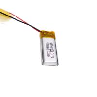 China 3.7V 90mAh Lithium Polymer, 0.333Wh Li‑Po Rechargeable Battery Cell with Yellow Insulating Patch Bare Wire for Tiny Wearable Devices, CE China Manufacturer for sale