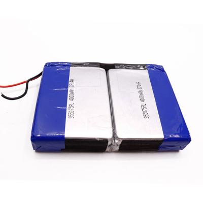 China 3.7V 8000mAh 2P Parallel Lithium Polymer, 29.6Wh Li‑Po Battery Pack, Blue Heat‑Shrink with Bare Wire for Portable Electronics, RoHS Compliant Made in China for sale