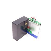 China 7.4V 1700mAh 12.58Wh 2S Li‑Po Rechargeable Battery Pack，Blue Heat‑Shrink Wrap with PCB Contact Board for Handheld Equipment，RoHS Compliant Made in China for sale