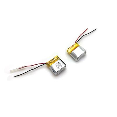 China 45mAh 3.7V Rechargeable Ultra‑Small Lithium Polymer Battery With Wire Leads For Mini Consumer Electronics, MSDS Certified for sale