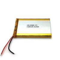 China Custom 105080 3.7V 5200mAh Lithium Polymer Battery, 19.24Wh Li‑Po Rechargeable Battery Cell with Bare Wire for Portable Electronics, CE China Manufacturer for sale