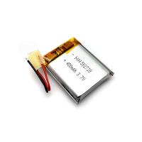 China 1.5Wh 400mAh 3.7V 400mAh Lithium Polymer Rechargeable Battery, Soft‑Pack Li‑po Battery with Red & Black Wires for Mini GPS Tracker，CE Certified for sale
