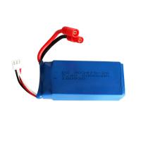 China 7.4V 2000mAh 2S LiPo Battery Lithium Polymer Battery With Balance Wire & Banana Connector for Remote Control Vehicle, RoHS Compliant Made in China for sale
