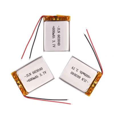 China 3.7V 600mAh LiPo Battery Lithium Polymer Battery Built-in PCM for Smart Wearables, CE China Manufacturing Factory for sale