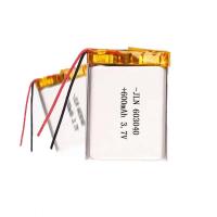 China 3.7V 600mAh LiPo Battery Lithium Polymer Battery Built-in PCM for Smart Wearables, CE China Manufacturing Factory for sale