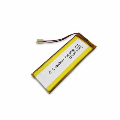China PL503590 6.66Wh 3.7V 1800mAh Lithium Polymer Rechargeable Battery, Soft Pack Li‑po Battery with PH2.0 Connector for Portable Digital Devices, CE Certified for sale