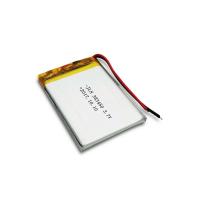 China PL383450 650mAh 3.7V Lithium Polymer Rechargeable Battery, Soft Pack Li‑po Battery with Red Black Wires for GPS Tracker, IEC62133 Certified for sale