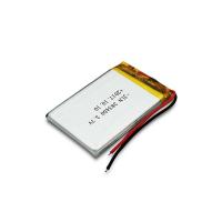 China PL383450 650mAh 3.7V Lithium Polymer Rechargeable Battery, Soft Pack Li‑po Battery with Red Black Wires for GPS Tracker, IEC62133 Certified for sale
