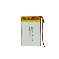China PL383450 650mAh 3.7V Lithium Polymer Rechargeable Battery, Soft Pack Li‑po Battery with Red Black Wires for GPS Tracker, IEC62133 Certified for sale