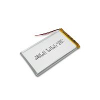 China PL1260100 3.7V 10000mAh Lithium Polymer Rechargeable Battery, 37Wh Soft Pack Li‑po Battery with Red Black Wires for Power Bank，CE Certified for sale