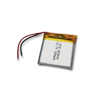 China 320mAh 3.7V  PL403030 3.7V 320mAh Lithium Polymer Rechargeable Battery Soft Pack Li‑po Battery with Red Black Wires for Wearable Devices，RoHS Compliant Made in China for sale