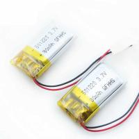 China PL501220 3.7V 80mAh Rechargeable Lithium Polymer Li-Po Battery with Lead Wires for Ultra Small Wearable Electronics, RoHS Compliant Made in China for sale