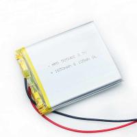 China PL505060 3.7V 1650mAh Rechargeable Lithium Polymer Li-Po Battery with Red Black Wires & Connector Plug for Portable Smart Electronics, MSDS China Manufacturing Factory for sale
