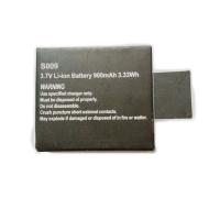 China 3.7V 900mAh S009 Rechargeable Lithium‑ion Battery Pack, 3.33Wh Replacement Battery for Sports Action Camera, RoHS Compliant Made in China for sale