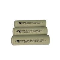 China 3.7V Lithium Polymer Battery | 2500mAh 3.7V 9.25Wh 18650 Lithium Ion Battery for Smoke Alarms | CE Compliant Made in China for sale