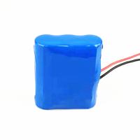 China 26.4Wh 2200mAh 12V Rechargeable 18650 Lithium Ion Battery Pack with Bare Red Black Wire Lead for Mini Monitoring Camera, MSDS China Manufacturer for sale