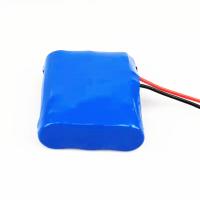 China 26.4Wh 2200mAh 12V Rechargeable 18650 Lithium Ion Battery Pack with Bare Red Black Wire Lead for Mini Monitoring Camera, MSDS China Manufacturer for sale