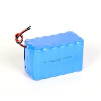 China 187.2Wh 15600mAh 12V 8650 Rechargeable Lithium Ion Battery Pack with Bare Red Black Wire Lead for Handheld Detector, RoHS Compliant Made in China for sale