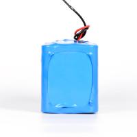 China 187.2Wh 15600mAh 12V 8650 Rechargeable Lithium Ion Battery Pack with Bare Red Black Wire Lead for Handheld Detector, RoHS Compliant Made in China for sale