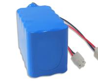 China OEM ODM 11.1V 12Ah 18650 Rechargeable Lithium Battery Pack with White Male & Female Matching Terminal Connectors for Portable Speakers, CB China Manufacturing Factory for sale
