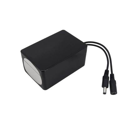 China 7.4V 3Ah Built-in BMS Rechargeable Li-ion Battery with DC Male Female Connector Wire for Solar Security Camera, CE China Manufacturing Factory for sale