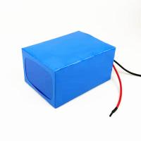 China 40Ah 12V Large Square Block 18650 Rechargeable Lithium Battery Pack with Stripped Red Black Bare Lead Wires for Portable Electronic Devices, RoHS Compliant Made in China for sale