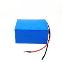 China 40Ah 12V Large Square Block 18650 Rechargeable Lithium Battery Pack with Stripped Red Black Bare Lead Wires for Portable Electronic Devices, RoHS Compliant Made in China for sale
