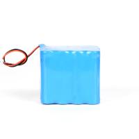 China 12V 10.4Ah Square Rechargeable Lithium Battery Pack with Small White JST Connector Wire for Garden Lamps, ROSH China Manufacturer for sale