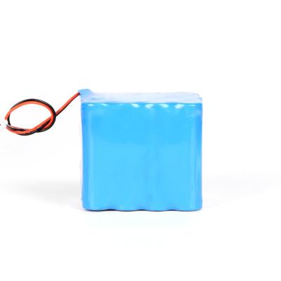 China 12V 10.4Ah Square Rechargeable Lithium Battery Pack with Small White JST Connector Wire for Garden Lamps, ROSH China Manufacturer for sale