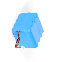 China 12V 10.4Ah Square Rechargeable Lithium Battery Pack with Small White JST Connector Wire for Garden Lamps, ROSH China Manufacturer for sale