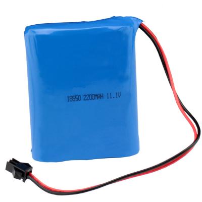 China NMC Samsung 12V 2200mAh 18650 Rechargeable Battery Pack with 1C Discharge for Portable Speakers , RoHS Compliant Made in China for sale