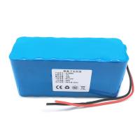 China High Capacity 11.1V 16000mAh 18650 Lithium Rechargeable Battery Pack with Bare Red Black Lead Wires for Emergency Backup Power, CE China Manufacturer for sale