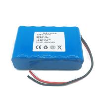 China 12V 8.8Ah 18650 Lithium Battery Pack, Blue PVC Insulated Rechargeable Li-ion Cell for Commercial Testing Instruments with Bare Positive Negative Wires, CE Certified China Manufacturer for sale