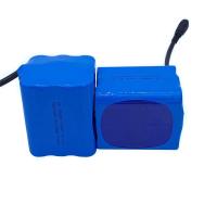 China 11.1V 7500mAh 18650 Lithium Battery Pack, Blue PVC Insulated Rechargeable Li-ion Cells for Handheld Testing Instruments with Pre-Wired DC Male Female Connectors, UN38.3 Certified for sale
