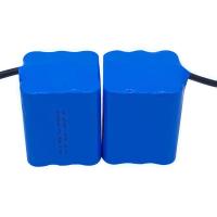 China 11.1V 7500mAh 18650 Lithium Battery Pack, Blue PVC Insulated Rechargeable Li-ion Cells for Handheld Testing Instruments with Pre-Wired DC Male Female Connectors, UN38.3 Certified for sale