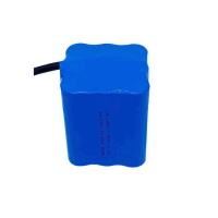 China 11.1V 7500mAh 18650 Lithium Battery Pack, Blue PVC Insulated Rechargeable Li-ion Cells for Handheld Testing Instruments with Pre-Wired DC Male Female Connectors, UN38.3 Certified for sale