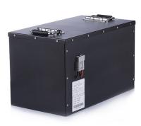 China 18650 Lithium Battery Pack | 12V 200Ah Large Capacity Metal Lithium Battery Box with Double Handles for RV Camping Energy Storage | UN38.3 Certified China Factory for sale