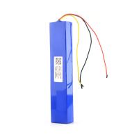 China CE 3300mAh 24V Slim Vertical Strip 18650 Lithium Ion Battery Pack, Blue PVC Heat Shrink Bare Main Wires & Balance Tap Wires Built-in BMS Rechargeable Li-ion Battery for Sweeping Devices for sale