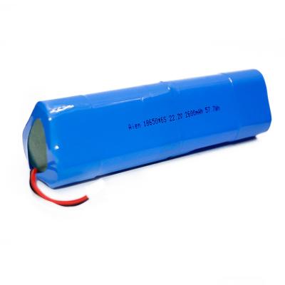 China 2600mAh 24V Vertical Long Column 18650 Lithium Ion Battery Pack,  White JST PH/XH Connector Built-in BMS Rechargeable Li-ion Battery for Vacuum Cleaner, RoHS Compliant Made in China for sale