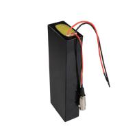 China Sumsung 30Ah 24V Long Slim Black Plastic Enclosure 18650 Lithium Ion Battery Pack Built-in BMS XLR 3-Pin Connector Rechargeable Li-ion Battery for Balance Bike, MSDS China Factory for sale