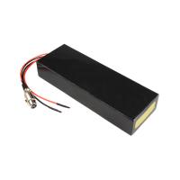 China Sumsung 30Ah 24V Long Slim Black Plastic Enclosure 18650 Lithium Ion Battery Pack Built-in BMS XLR 3-Pin Connector Rechargeable Li-ion Battery for Balance Bike, MSDS China Factory for sale