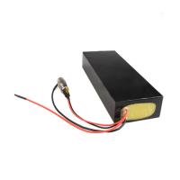China Sumsung 30Ah 24V Long Slim Black Plastic Enclosure 18650 Lithium Ion Battery Pack Built-in BMS XLR 3-Pin Connector Rechargeable Li-ion Battery for Balance Bike, MSDS China Factory for sale