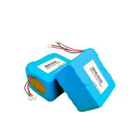 China 10Ah 24V 18650 Lithium Ion Battery Pack with 3Pin White JST Terminal Connector, Blue PVC Wrapped Rechargeable Li-ion Storage Battery for Cleaning Machine，IEC62133 China Manufacturer for sale