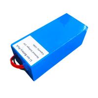 China 13Ah 24V Li-ion Battery Pack with 2Pin White JST Connector, Blue PVC Wrapped Rechargeable Lithium Storage Battery for Wheelchair，UN38.3 Compliant Made in China for sale