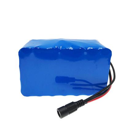 China 10Ah 24V Lithium Ion Battery Pack with DC Female Power Connector, Blue PVC Insulated Rechargeable Li-ion Storage Battery for CCTV Camera，UN38.3 China Manufacturer for sale