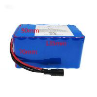 China 10Ah 24V Lithium Ion Battery Pack with DC Female Power Connector, Blue PVC Insulated Rechargeable Li-ion Storage Battery for CCTV Camera，UN38.3 China Manufacturer for sale