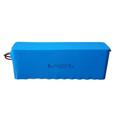 China 20Ah 24V 18650 Lithium Ion Battery Pack, Built-in BMS with Red Bullet Male Female Connector for Garden Equipment, UN38.3 Compliant Made in China for sale
