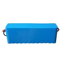 China 20Ah 24V 18650 Lithium Ion Battery Pack, Built-in BMS with Red Bullet Male Female Connector for Garden Equipment, UN38.3 Compliant Made in China for sale