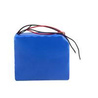 China 24V 24Ah  18650 Lithium Ion Battery Pack, Dual Group Red Black Stripped Bare Wire Built-in BMS for Portable Household Appliances, CE China Manufacturing Factory for sale