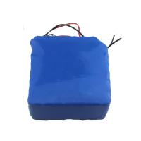 China 24V 24Ah  18650 Lithium Ion Battery Pack, Dual Group Red Black Stripped Bare Wire Built-in BMS for Portable Household Appliances, CE China Manufacturing Factory for sale